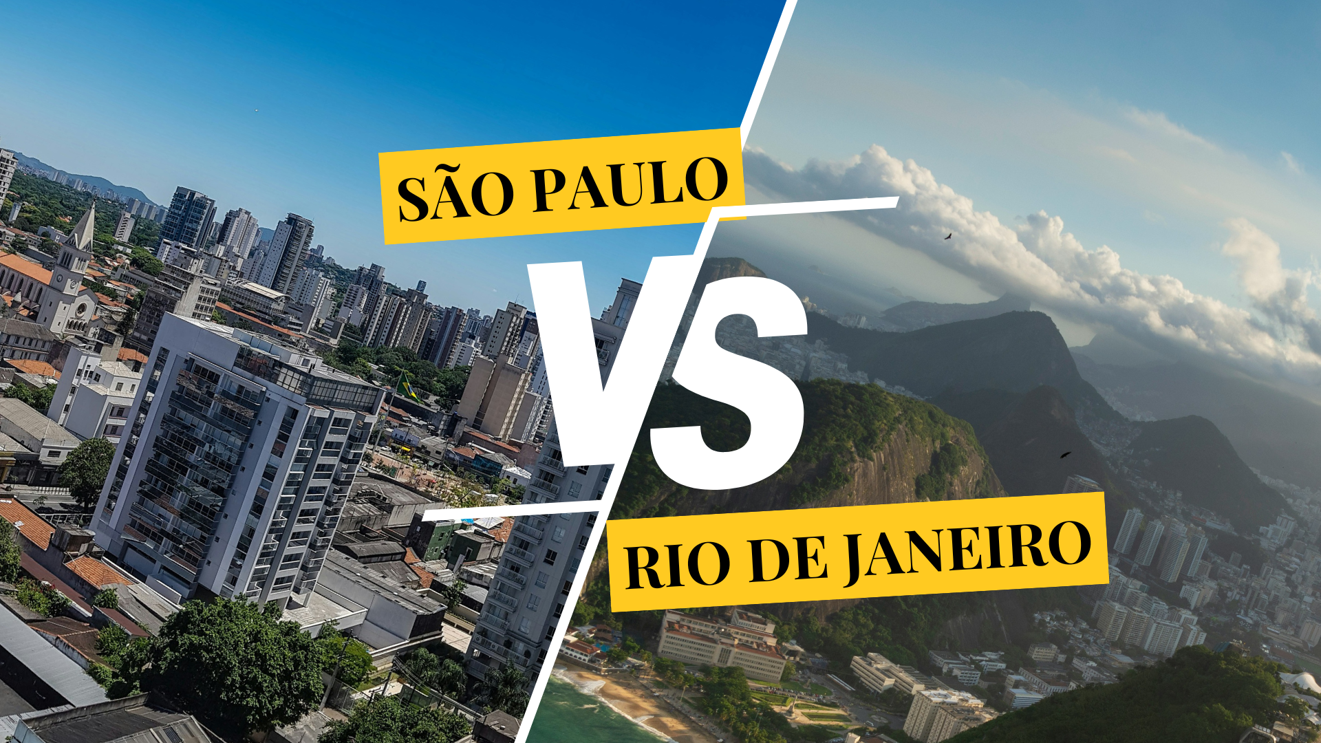 Sao Paulo vs Rio de Janeiro - comparing Brazilian cities